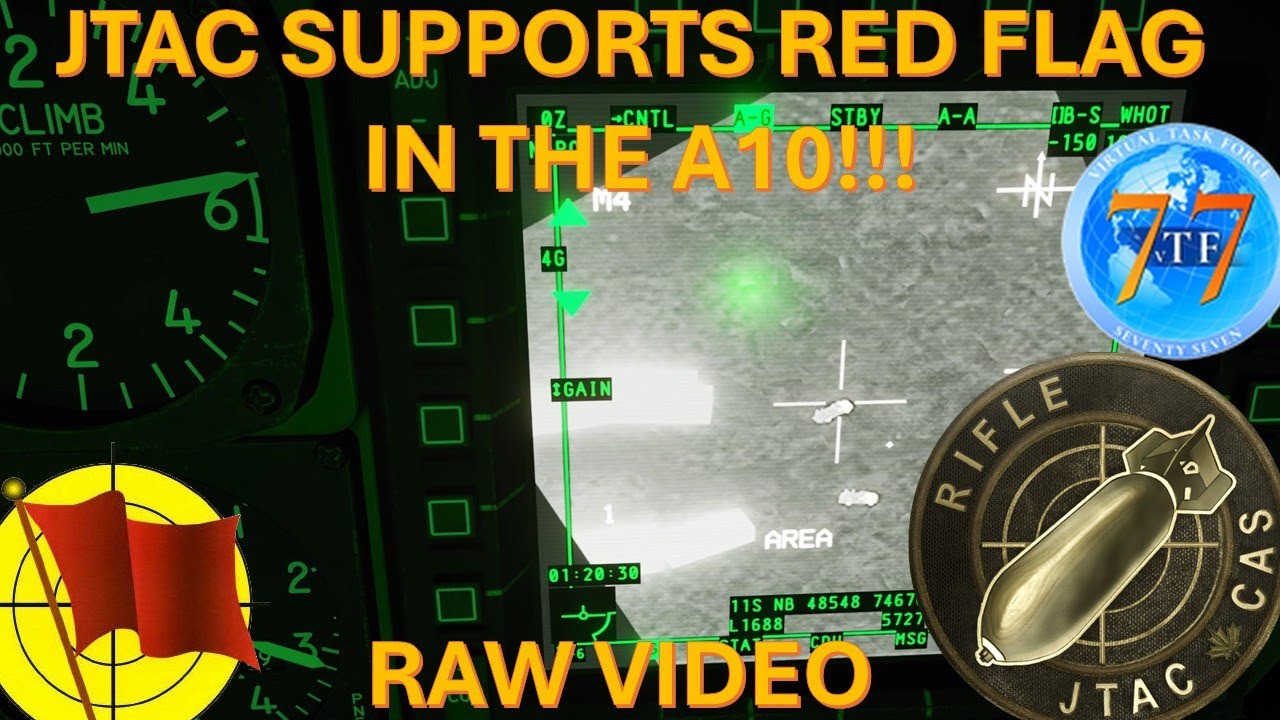 JTAC SUPPORTS RED FLAG IN THE A10 | DCS | JTAC | CAS | - YouTube