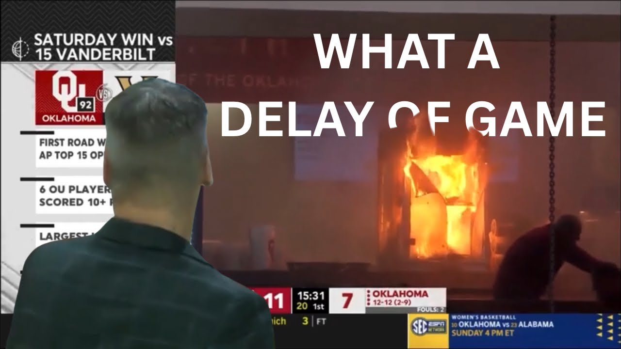 Popcorn Machine Fire Delays Basketball Game - YouTube