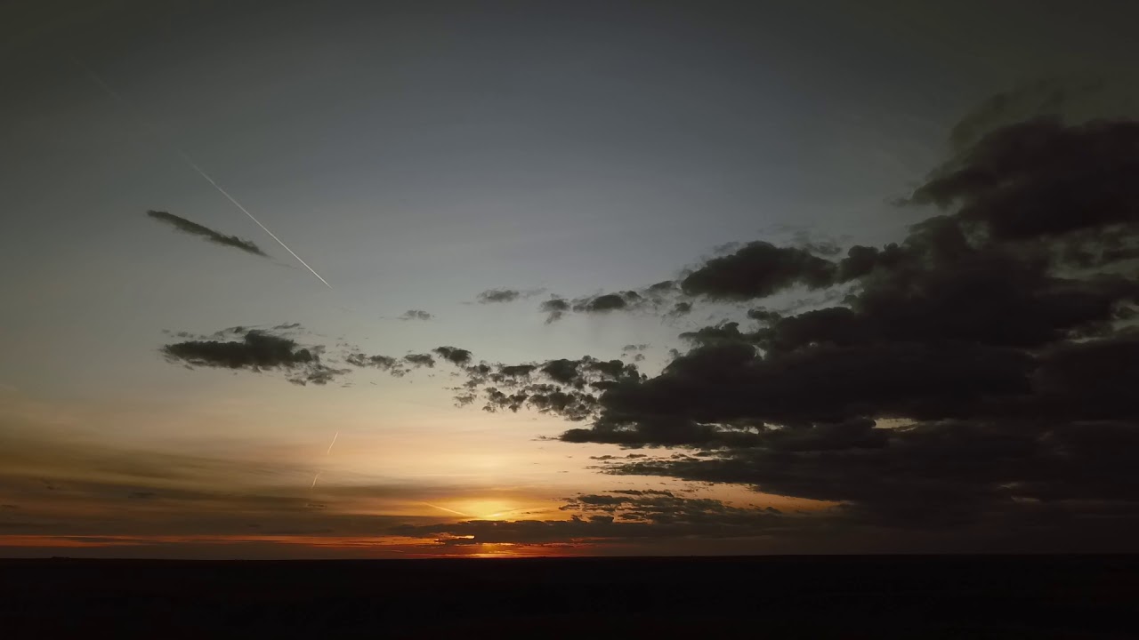Sunset over Southern Alberta - YouTube