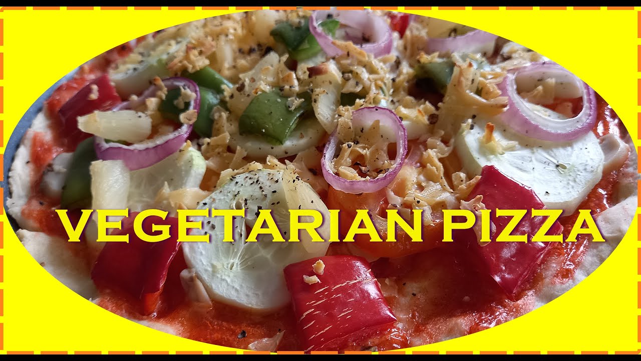 HOW TO MAKE HOMEMADE VEGETARIAN PIZZA (TASTY & MEATLESS) - YouTube