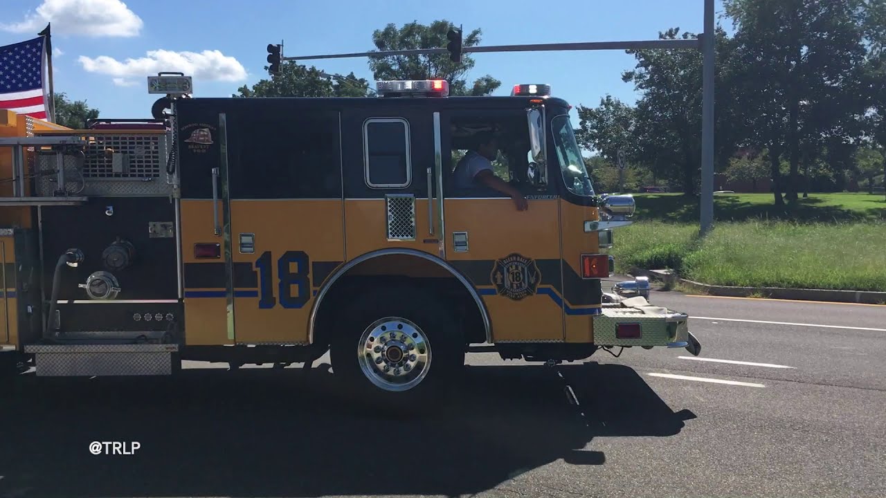 PGFD Engine 818 Responding - YouTube