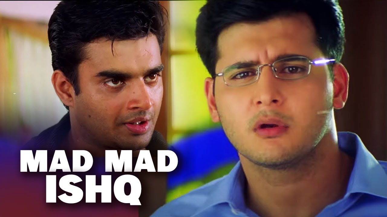 R Madhavan Fights with Rajiv | Mad Mad Ishq | R Madhavan, Abbas | B4U - YouTube