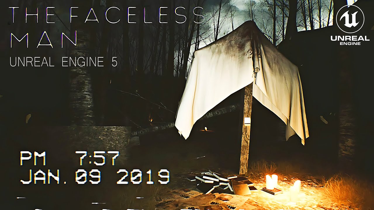 THE FACELESS MAN Full Gameplay | New Realistic HORROR Slender Man Game ...