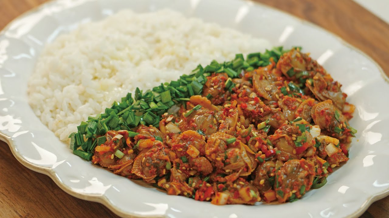 [한그릇요리] 이거 넣고 쓱싹 비벼드세요 '꼬막무침 & 꼬막비빔밥' K-food Korean recipe cockle ...