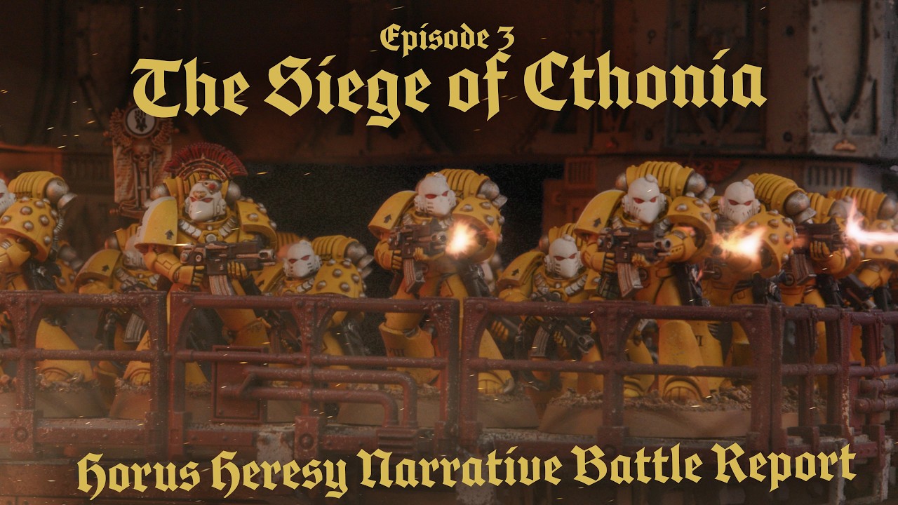 The Siege of Cthonia: Episode 3 - Horus Heresy Battle Report - YouTube