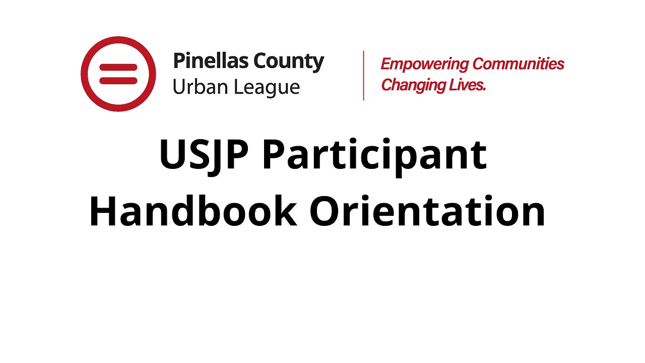 USJP Participant Handbook Orientation - YouTube