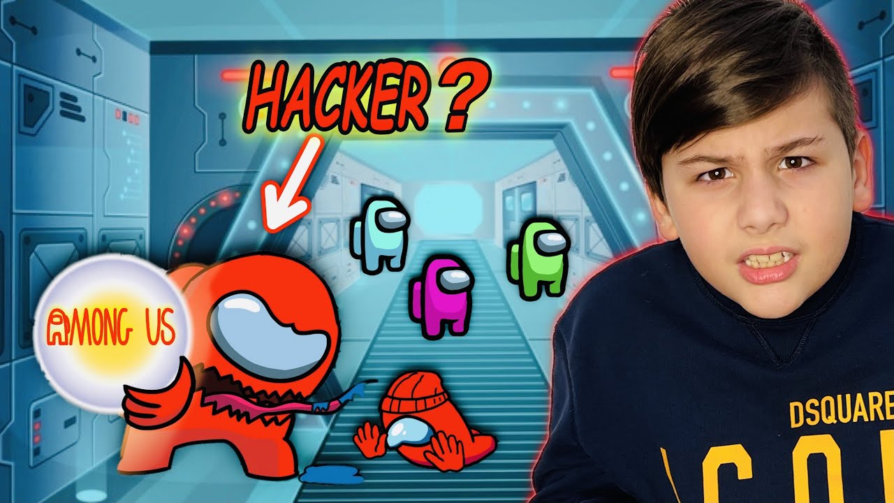 Βρήκα hacker στο Among us Famous Games - YouTube