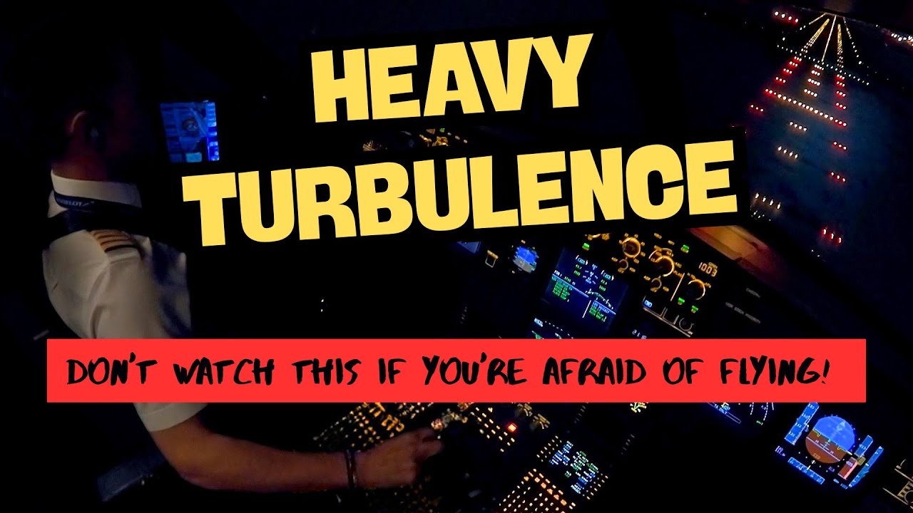 HEAVY turbulence landing | A320 cockpit view - YouTube