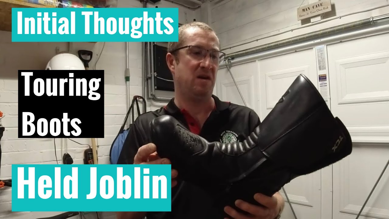 Adventure / Touring motorcycle boots - Initial thoughts - Held Joblin ...