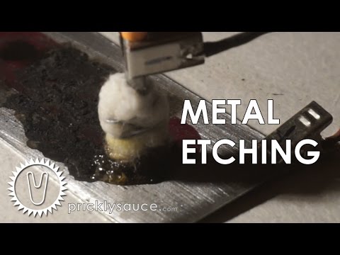 Metal Etching - How to - YouTube