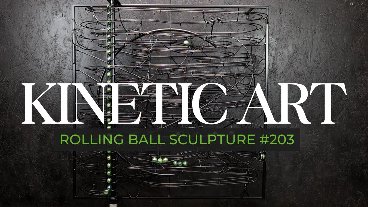 Rolling Ball Sculpture - wall mounted cn:203 - YouTube