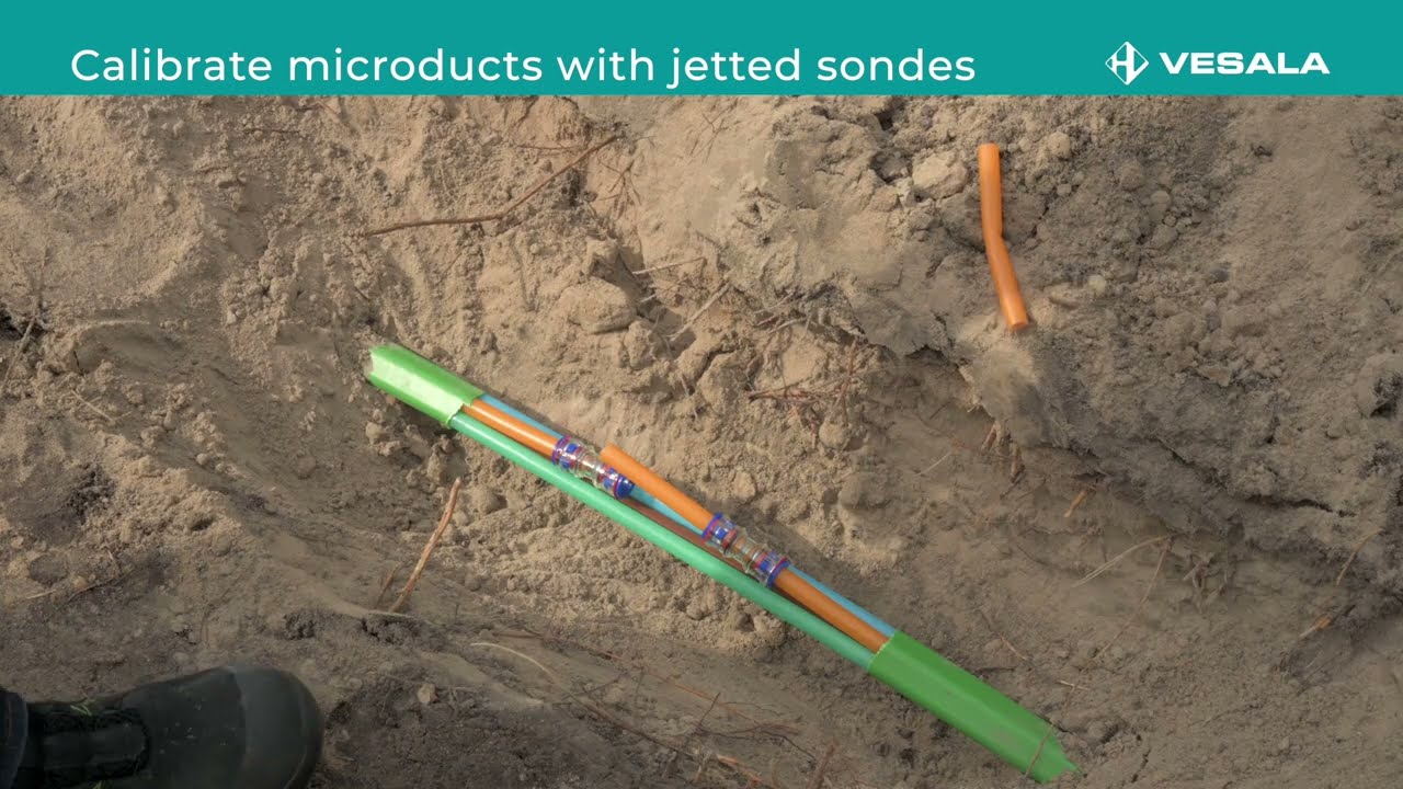 Calibrate microducts with jetted sondes - YouTube