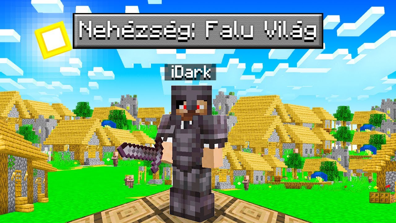 Minecraft, De Az EGÉSZ VILÁG Egy FALU 🏠 - YouTube