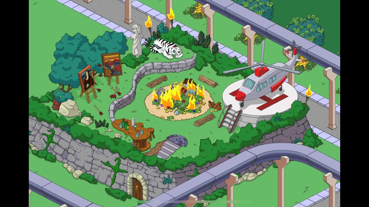 The Simpsons: Tapped Out - Billionaires Retreat and Paris Texan - YouTube