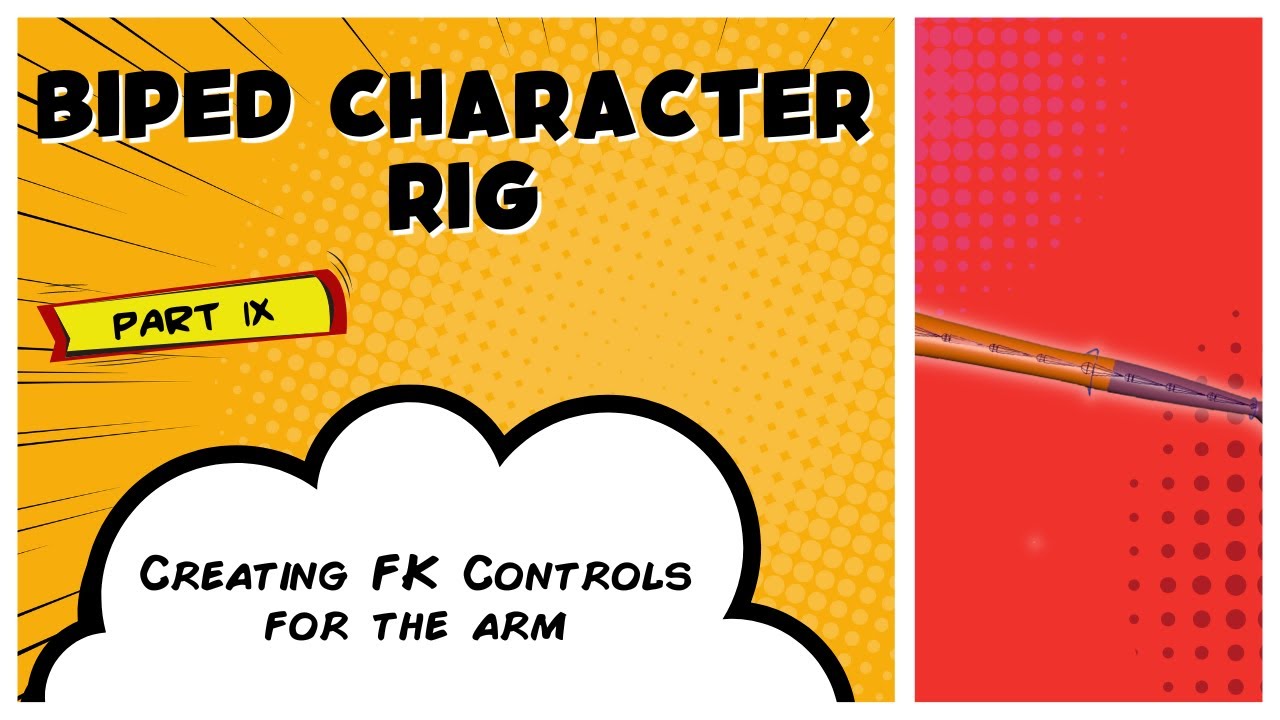 Biped Character Rig Part 9 - Creating FK Controls for the Arm - YouTube