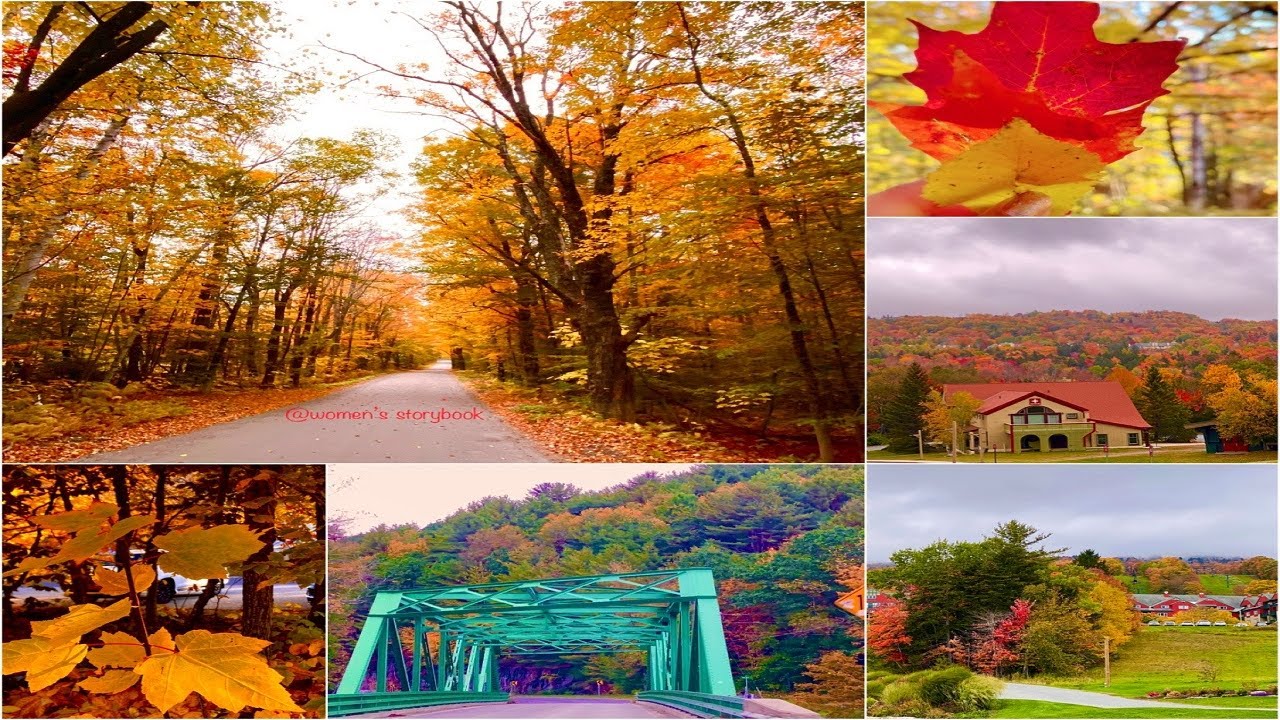 Vermont Scenic Roads Route 100| Vermont Fall Foliage Road Trip ...