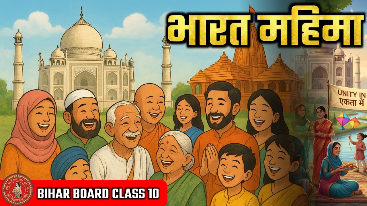 Cartoon में | भारतमहिमा पाठ class 10 || 10th Sanskrit Chapter 5 ...