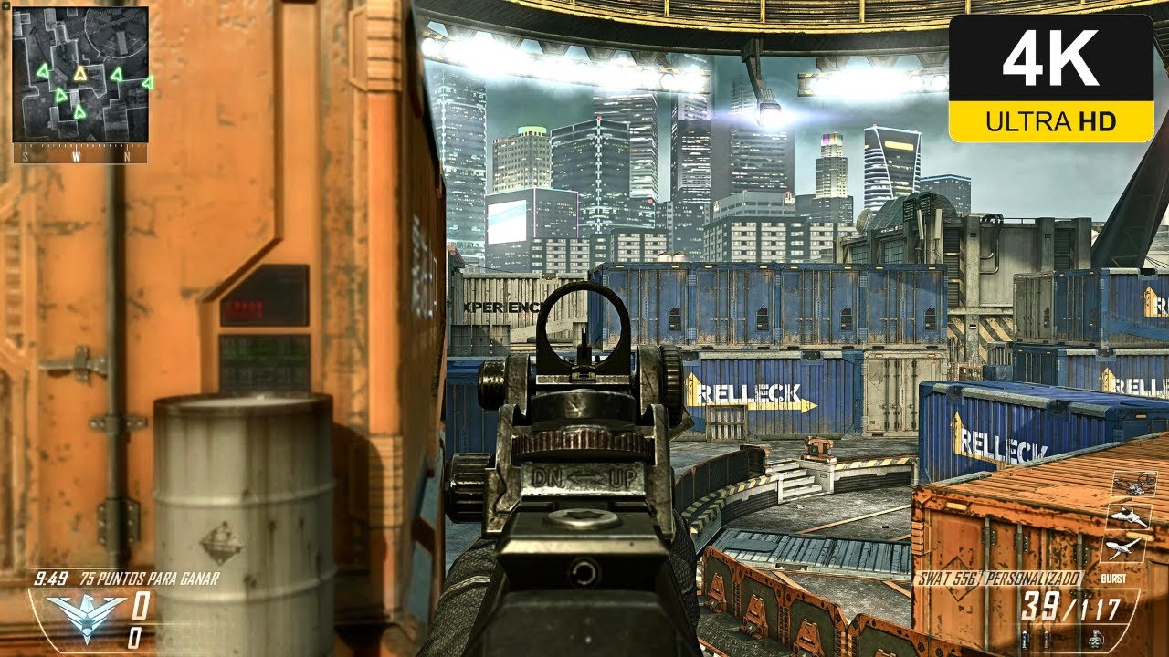 Call of Duty: Black Ops 2 Cargo | Team deathmatch | 4K Ultra 60FPS | No ...