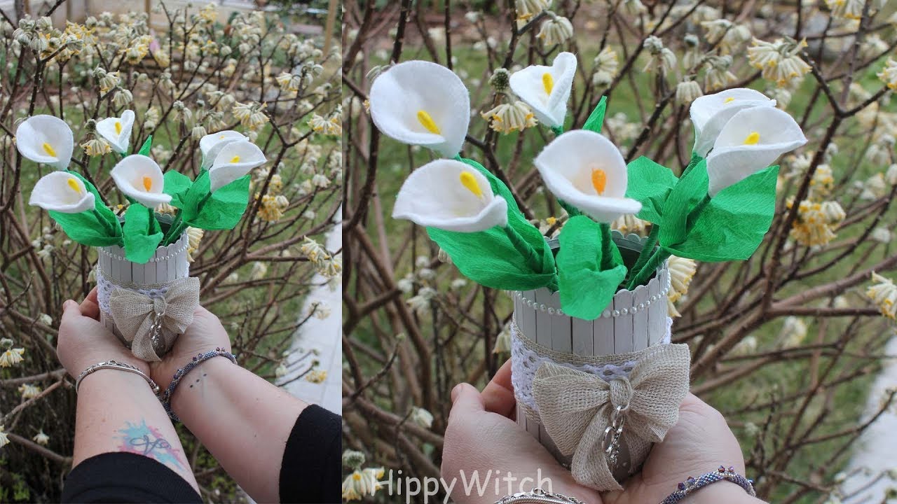 Fiori con Dischetti Struccanti e CottonFioc - Riciclo creativo - YouTube