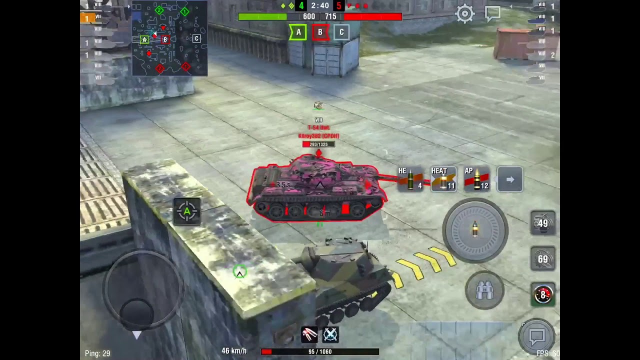 WoT Blitz Game Play - SP1C (amusing part of a game) - YouTube