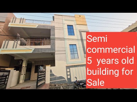 165 sq yards semi commercial building for Sale in Hyderabad - YouTube