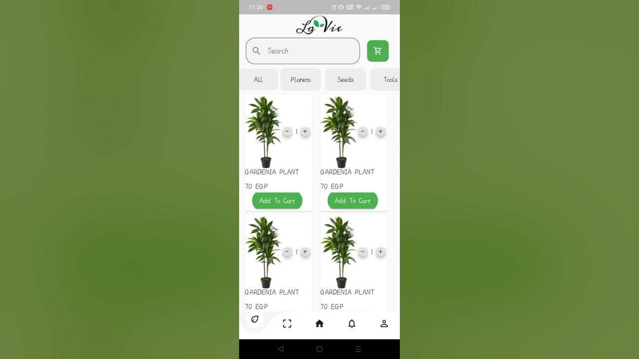 Flutter App | Lavie For plants buying - YouTube