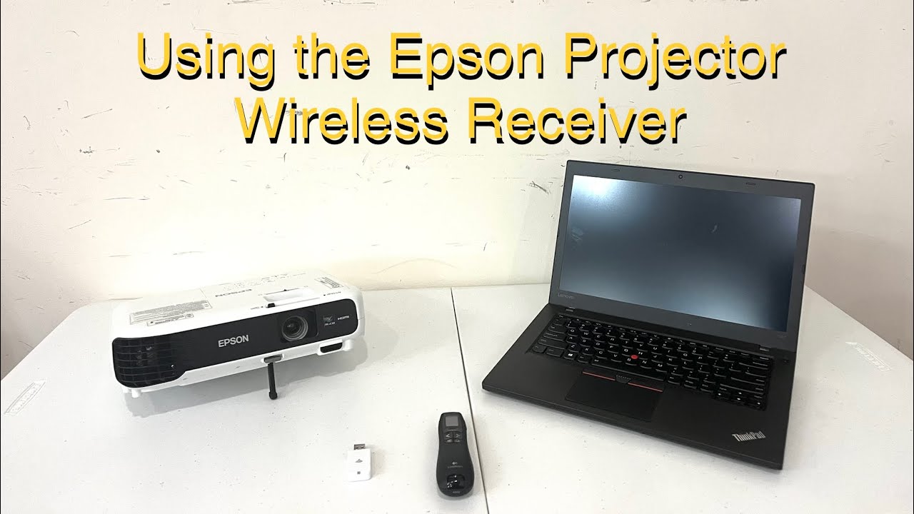Using Epson Wireless With An Epson Projector - YouTube