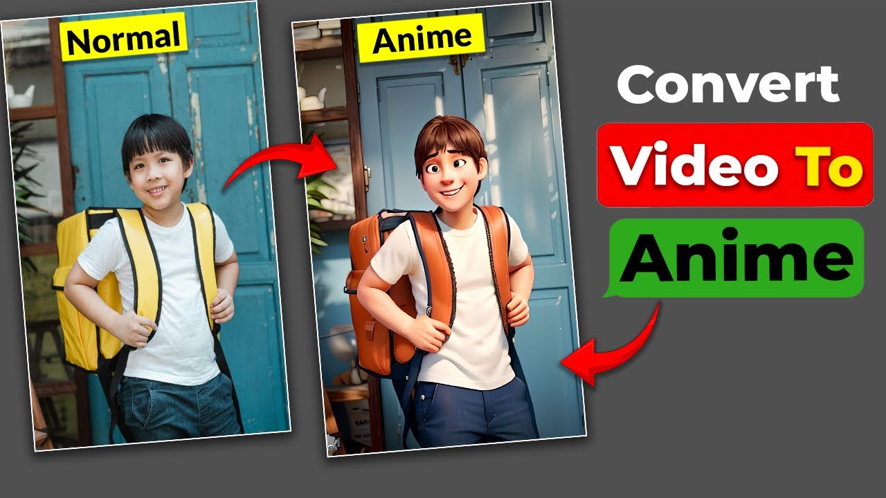 Turn Any Video into Anime with AI | Cartoonize Videos Instantly - YouTube