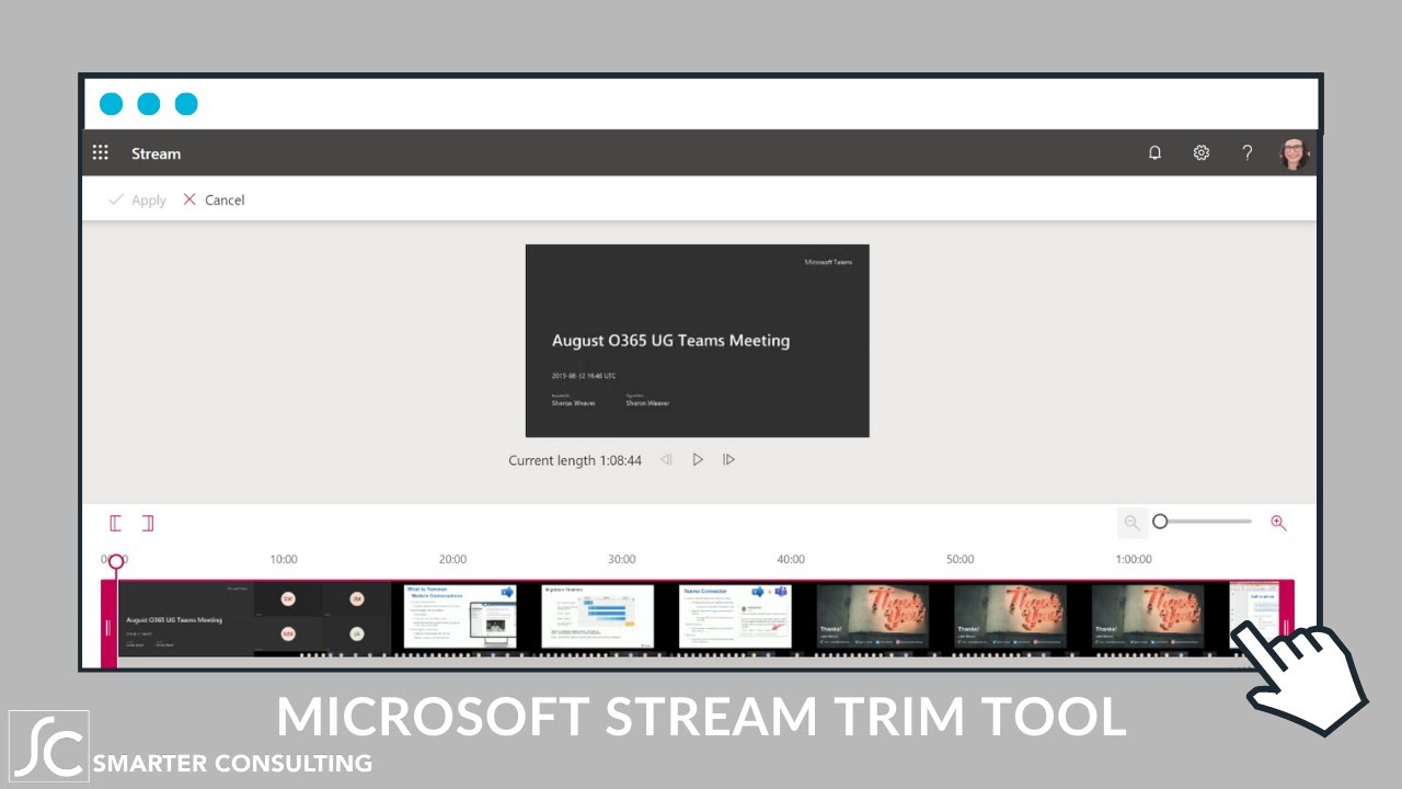 SC Tech Tip - Microsoft Stream Trim Tool - YouTube