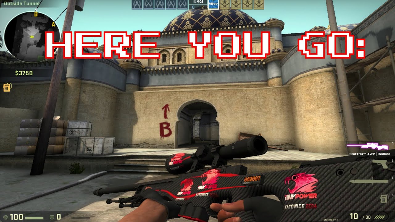 AWP Redline & 4 iBUY POWER HOLO's on it - YouTube
