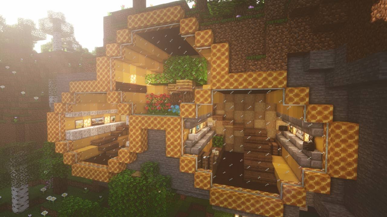 Minecraft: How to Build a Honeycomb House - YouTube