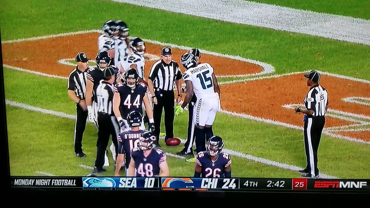 The bears put the seahawks at a tough position as they stop the ball at ...