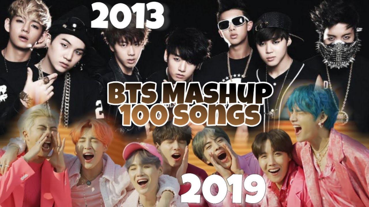 BTS (방탄소년단) 100 SONGS MASHUP | Bangtan Mashups - YouTube Music
