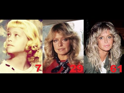 Farrah Fawcett from 0 to 62 years old