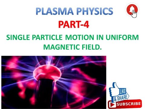 Single particle motion in uniform magnetic field and cyclotron ...