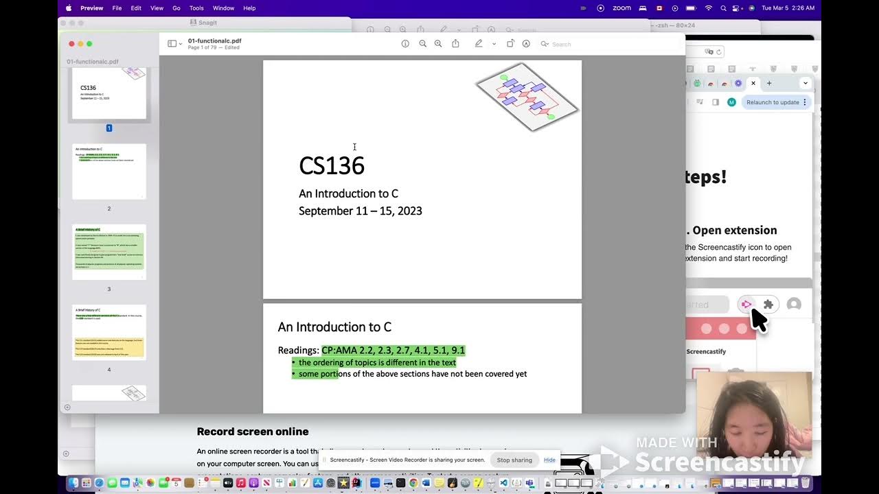 cs136 - programming in C - lesson 1 - YouTube