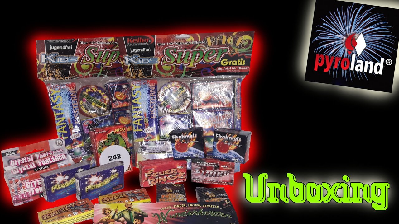 Unboxing - Pyroland - Jugendfeuerwerk !!! - YouTube