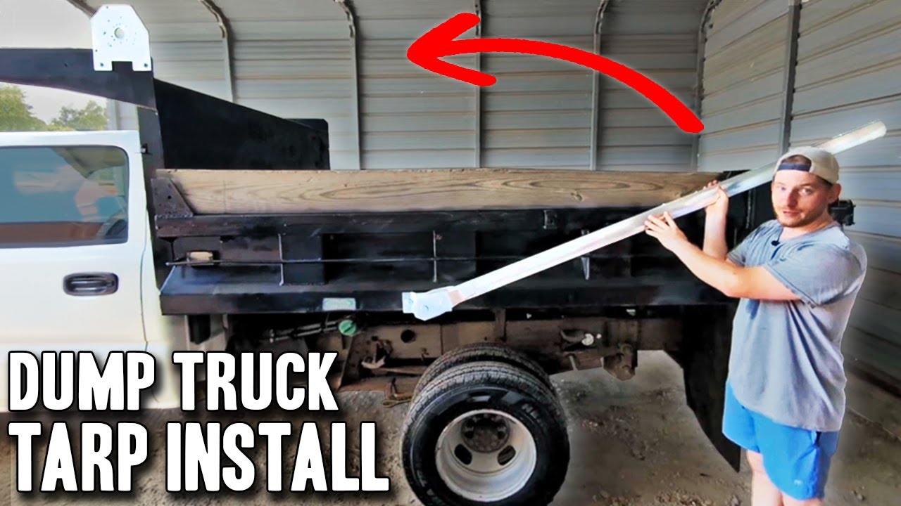 Dump Truck Tarp System Install | Manual Tarp Kit from Carolina Tarps ...