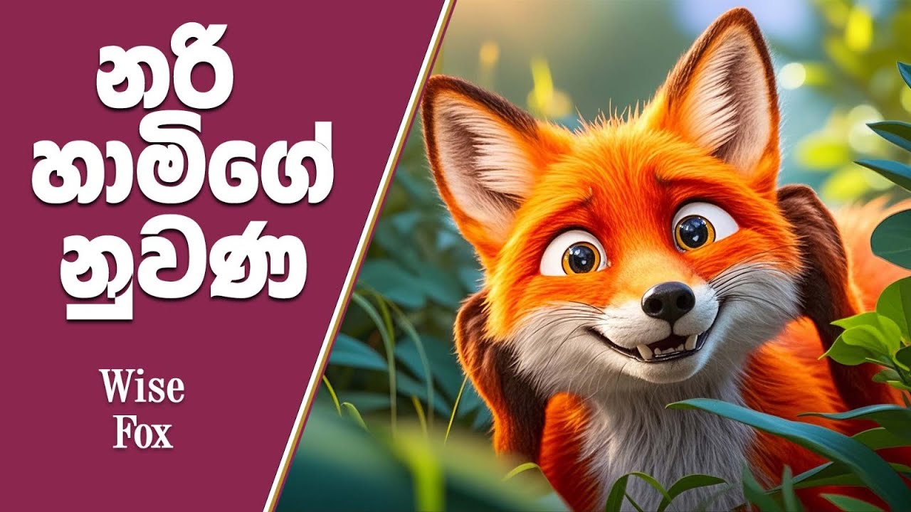 නුවණක්කාර නරි හාමි | Wise fox | Sinhala Cartoon | Sinhala Story ...
