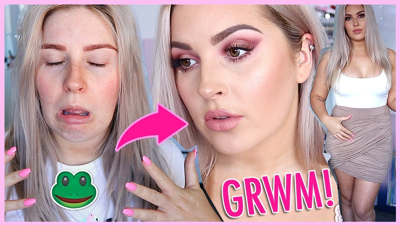 GRWM Face Mask, Makeup, Hair & Outfit! 💯🔥 HOW I GET SILKY SMOOTH HAIR ...