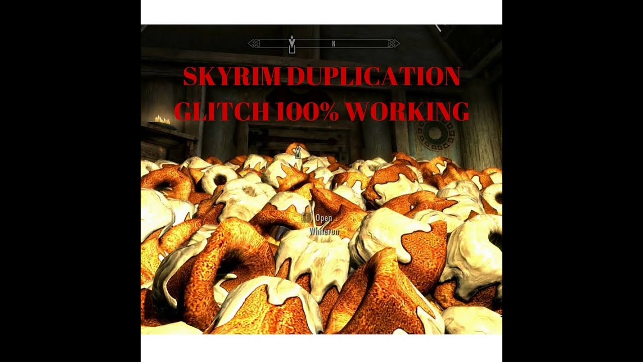 Skyrim Duplication Glitch Works Console and PC - YouTube