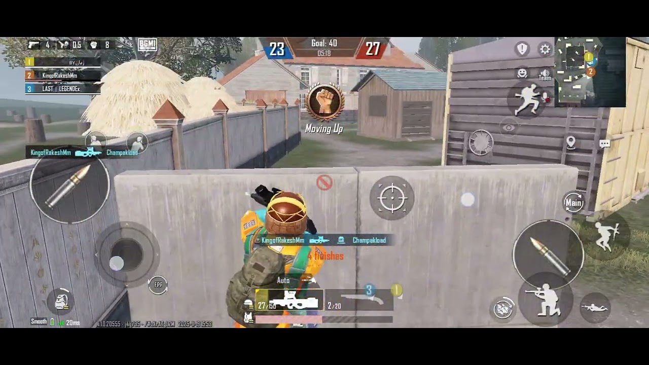 TEAMMATE SCREAMING DREAM OFCAMP AWM BGMI COMEDY video online gameplay ...