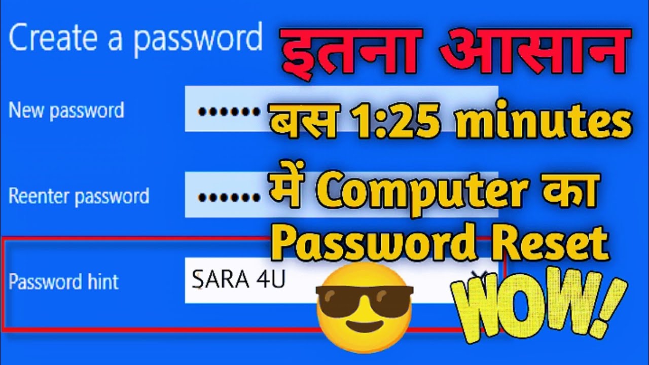How to reset password windows 10 if you forget it-Easy - YouTube