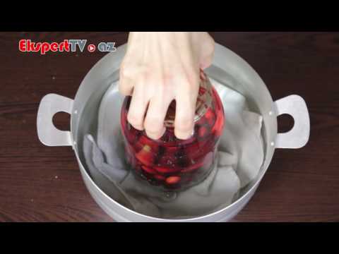 Zoğal kompotu (Cranberry compote - Kлюквенный компот)