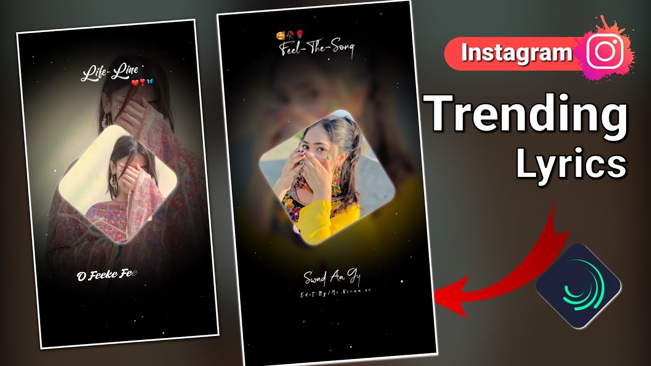 trending instagram lyrics reels video editing | Instagram lyrics reels ...
