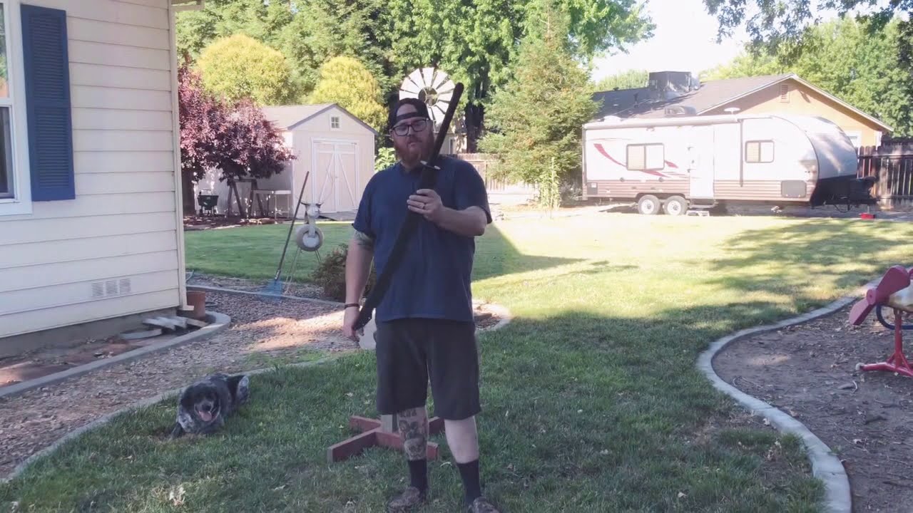 Zombie Tools Apokatana with tsuba - YouTube