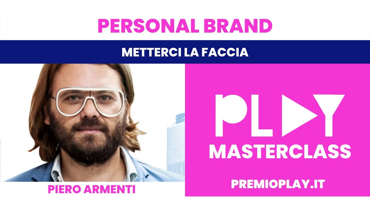 Personal Brand | MASTERCLASS - Piero Armenti - YouTube
