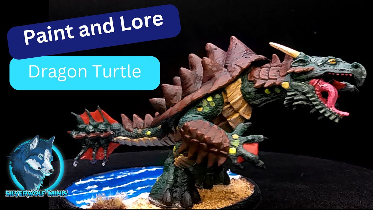 Freshly Emerged Dragon Turtle | Painting and Lore - YouTube