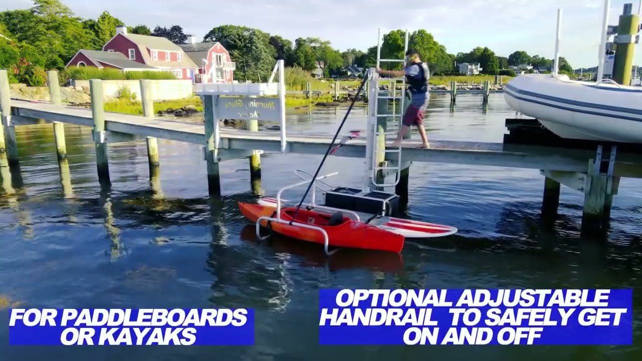 Fixed & Floating Dock Kayak Launch & Stow - YouTube