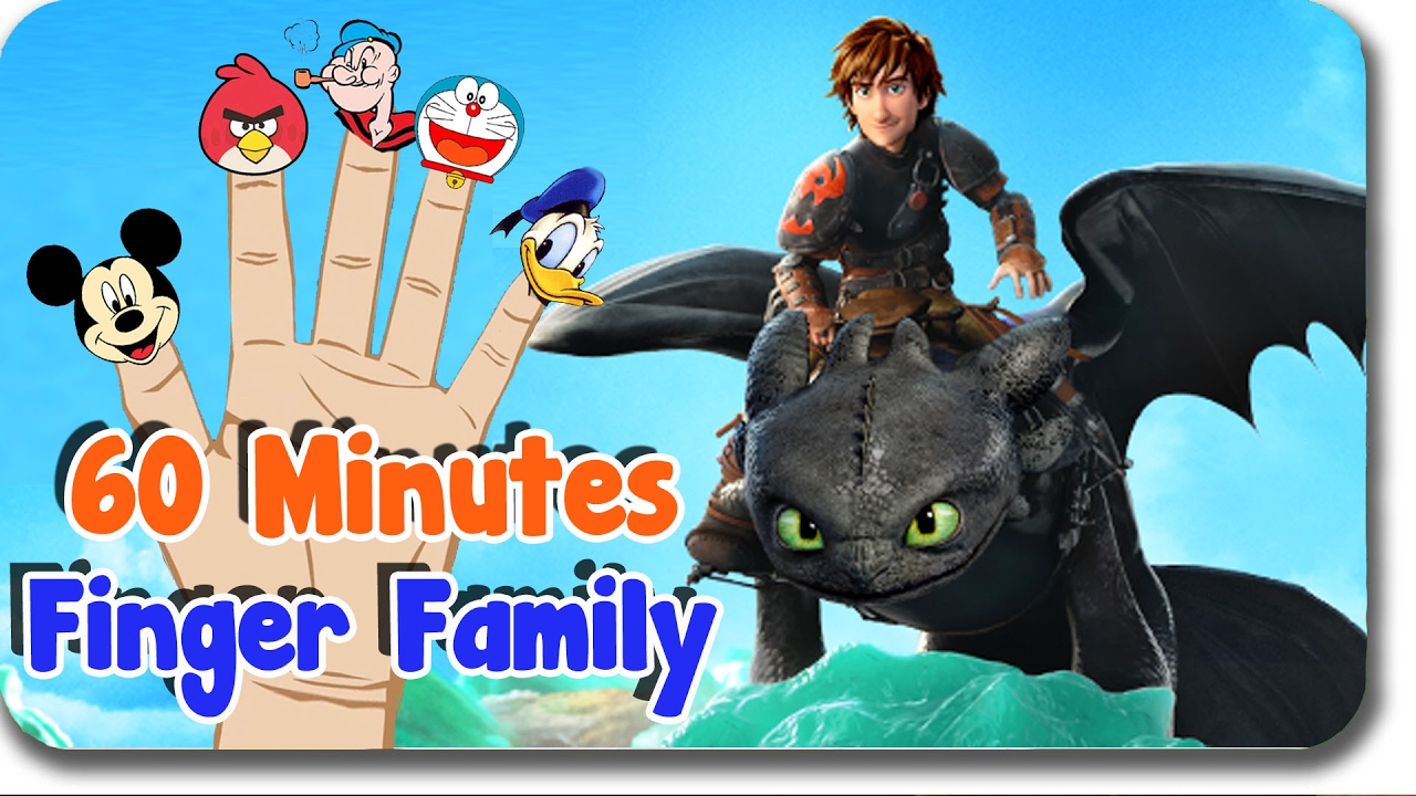 How To Train Your DRAGON Finger Family Compilation | Finger Family ...